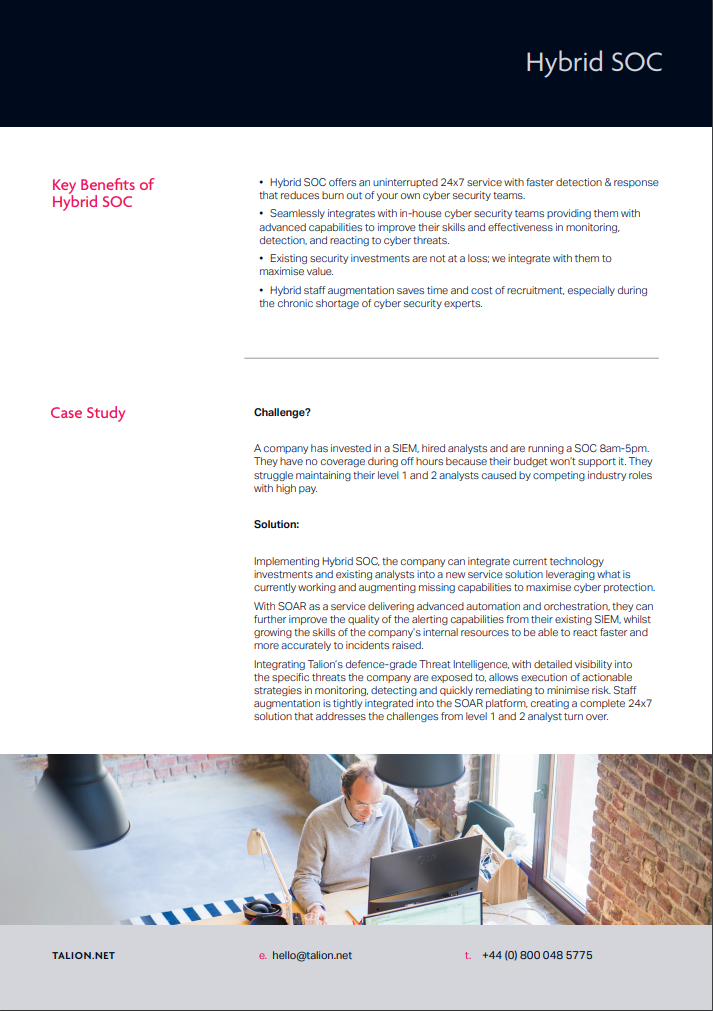 Hybrid SOC - Talion